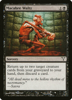 MTG Macabre Waltz - DIS Dissension NM | eBay Australia