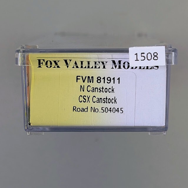 Fox Valley Models FVM81911 N Scale Canstock - CSX Canstock Road No 504045 | eBay