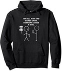 Disc Golf Frisbee Stickman Stick Figure Humor Pun Unisex Hooded ...