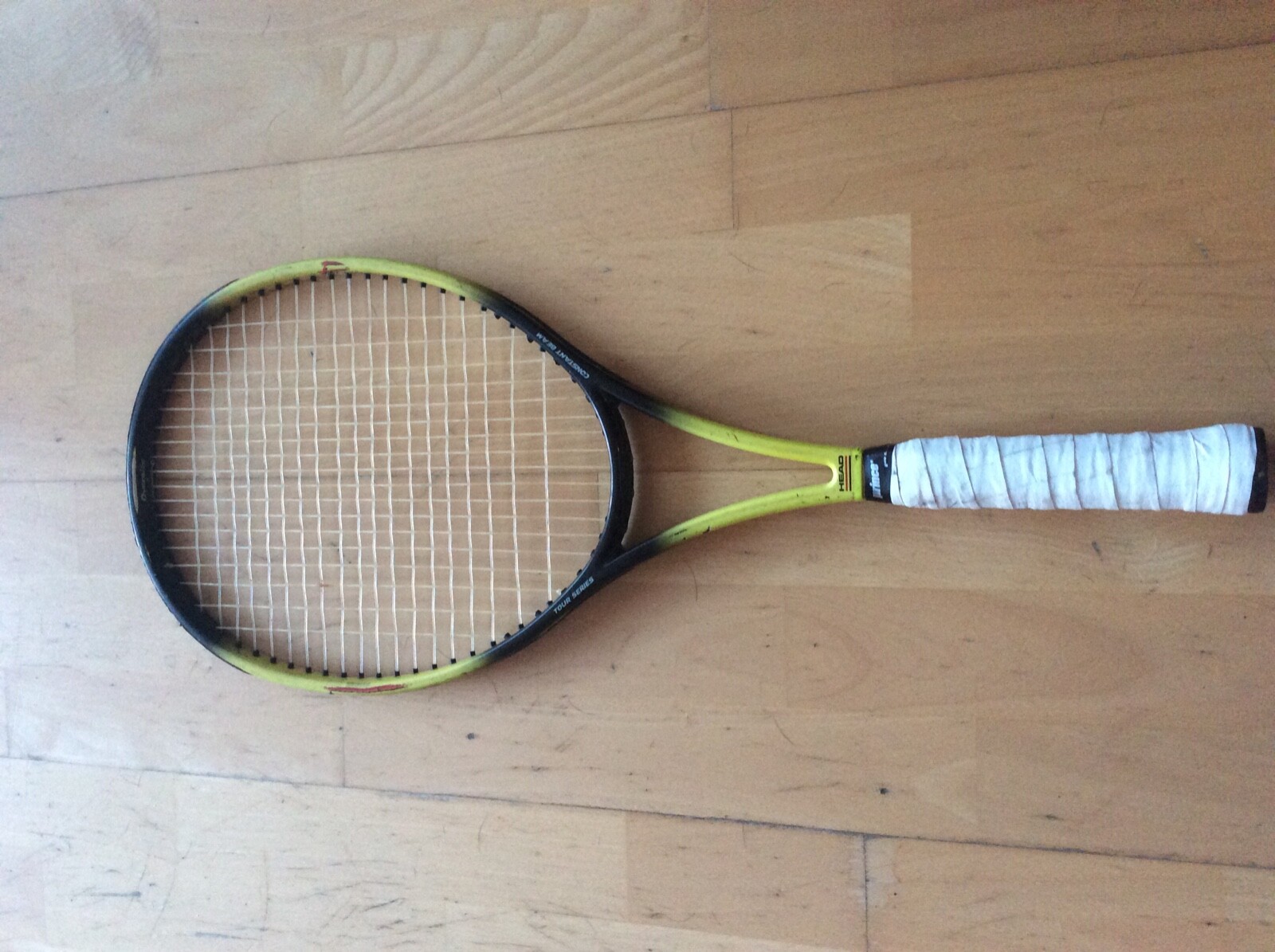 Vintage Agassi Head Radical Tour Oversize Bumblebee Tennis Racquet ...