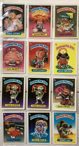 GPK OS1 1985, Lot of (12) Garbage Pail Kids Original Series 1 (12 B ...