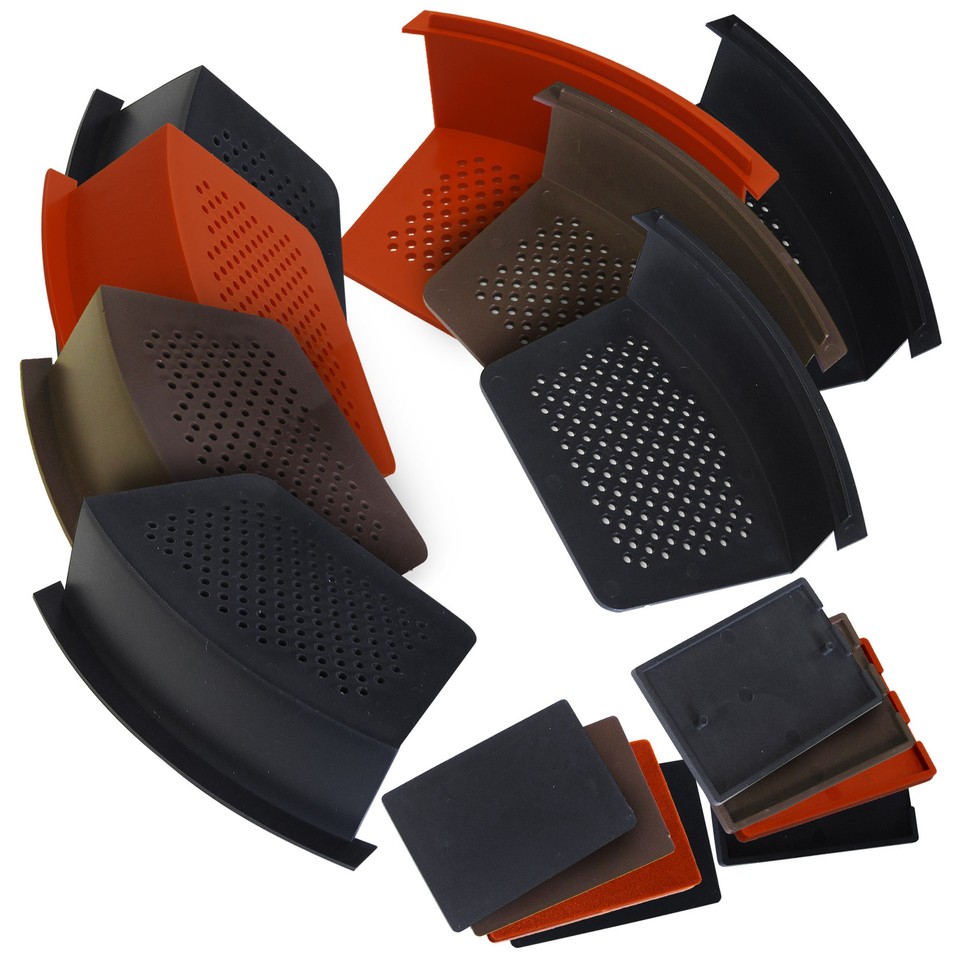 Roof Dry Verge End Cap Easy Trim Gable Kit Universal Plastic Tile Cap ...