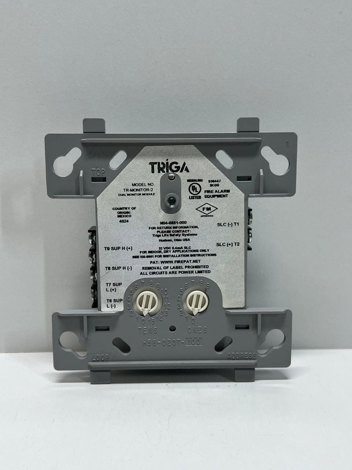 Triga TR-MONITOR-2 Addressable Dual Monitor Module | Fire Alarm System ...