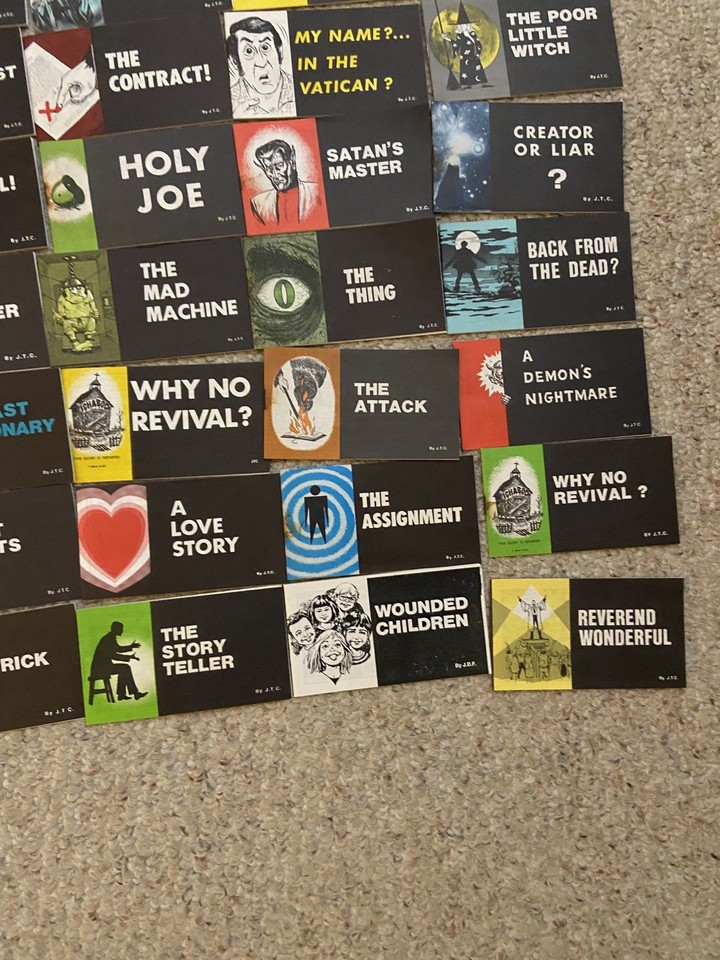 Huge Lot Of 58 Older Jack Chick Publications Tracts - Religious ...
