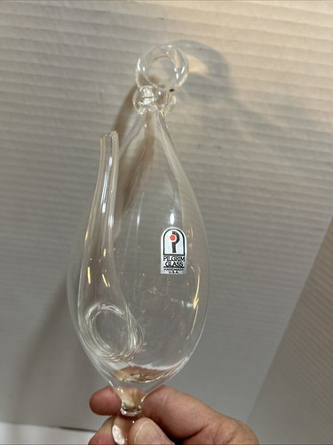Pilgrim Glass Vintage Hand Blown Weather Storm Glass Barometer | eBay