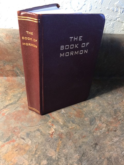 Military Issue Pocket Sized Book Of Mormon From The Ch Of JC Of LDS military-issue-pocket-sized-book-of-mormon-from-the-ch-of-jc-of-lds