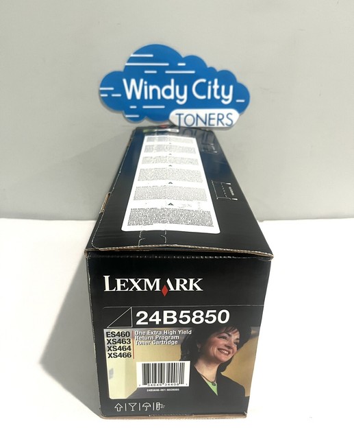 Lexmark 24B5850 Black Toner Cartridge for sale online | eBay