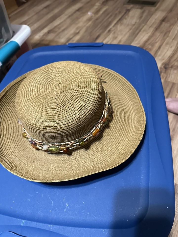 Cappelli Straworld Straw Beach Hat Ocean Themed Resort Sun Straw One ...