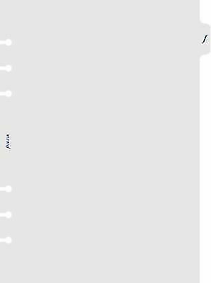 Filofax A5 Transparent Flyleaf With Tab Pk2 343613 Insert for sale ...