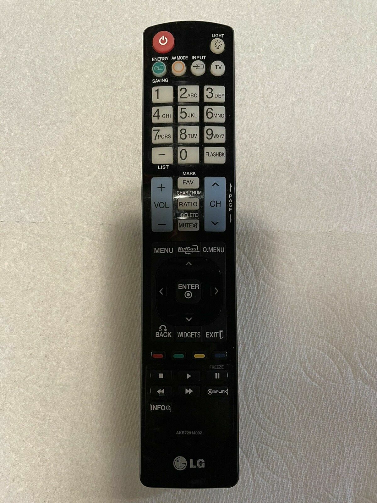 LG AKB72914002 Factory Original TV Remote 32LD550, 55LD650, 42LE5350 ...