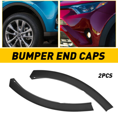 Fits 2016 2017 2018 Toyota Rav4 Front Bumper Side Trim Molding LH+RH ...