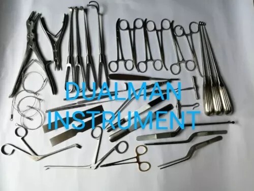 Basic Craniotomy Set of 40PC Surgical Spine Orthopedic Instruments ...