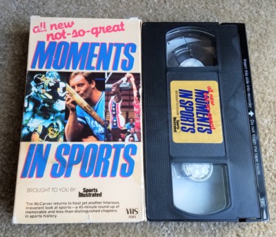 Sports Illustrated & HBO VHS ~ "NOT-SO-GOOD" MOMENTS IN SPORTS, History ...
