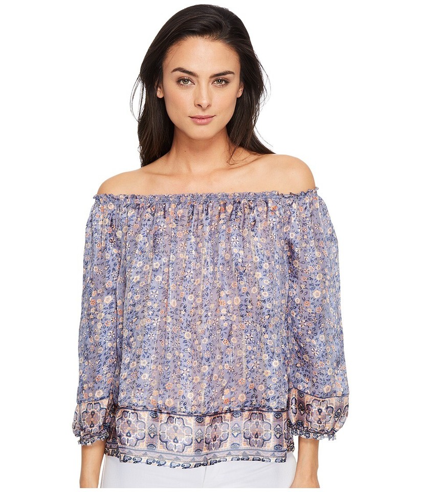 Joie Silk Purple Multicolor Blouse Women's Size M L70212 | eBay