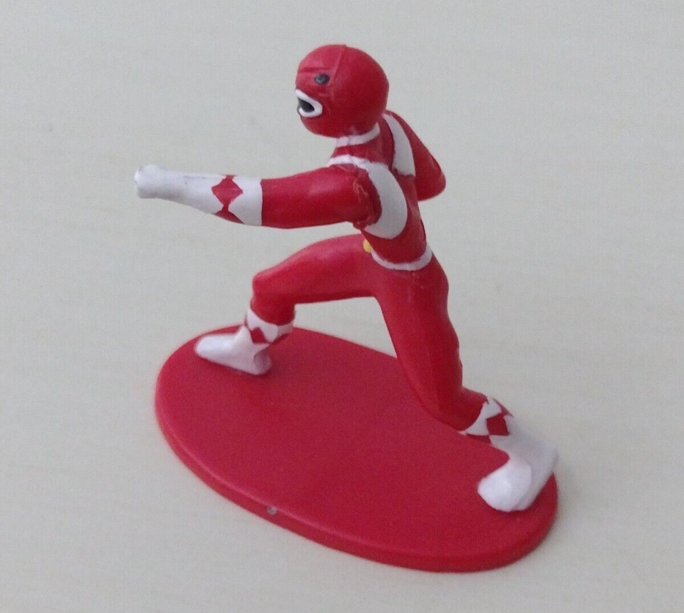 1994 Mighty Morphin Power Ranger Cake Topper Red Jason Figure Figurine ...