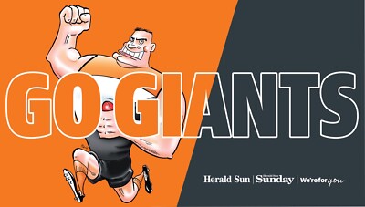 AFL GWS GIANTS football team poster, BARGAIN, GREAT FEEDBACKS 1 | eBay ...