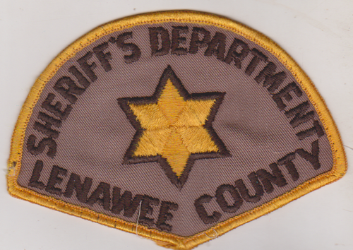 Lenawee County MI Sheriff's Department old non shield shape patch | eBay