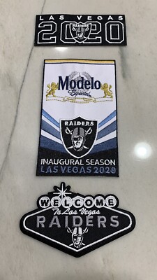 LAS VEGAS RAIDERS INAUGURAL SEASON PATCH Ticket Holder Premium Patch ...