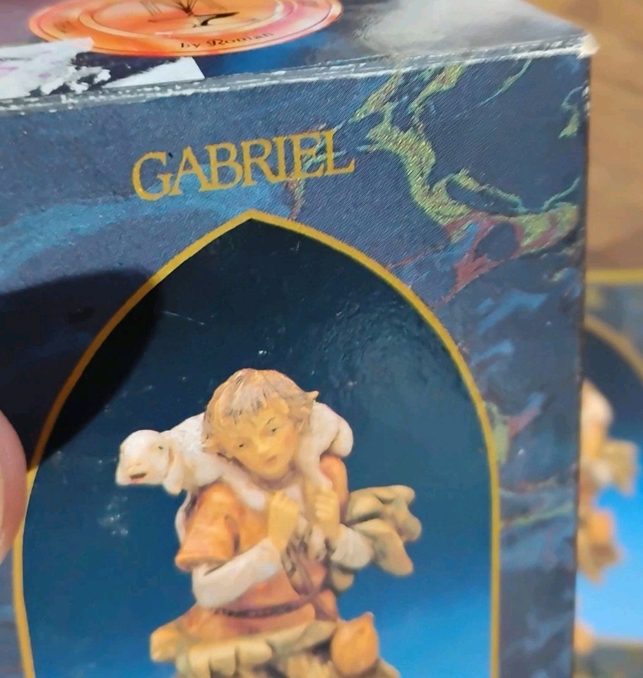 Fontanini Heirloom Collecti Nativity by Roman GABRIEL Figure 5" 1994 ...