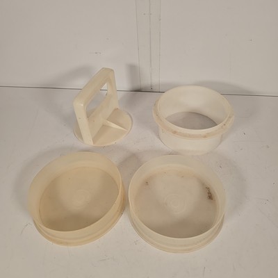 Vintage Tupperware Hamburger 3.5" Patty Maker Ring #883 Press #884 ...