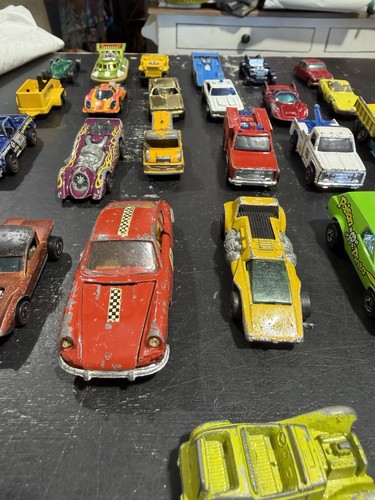 Hot Wheels Match Box Cars Rare Lot Of 35. Redline Double Header, Made ...