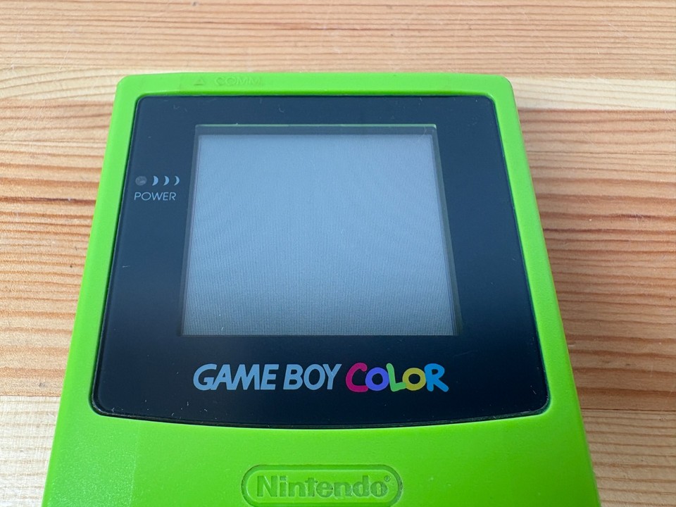 Nintendo Gameboy Colour Color Lime Green Console + Games TESTED Boy ...