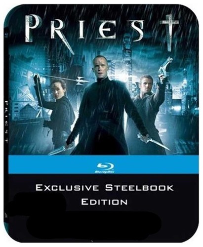 Priest (2011) Limited STEELBOOK Blu-ray All Region A,B,C- Paul Bettany ...