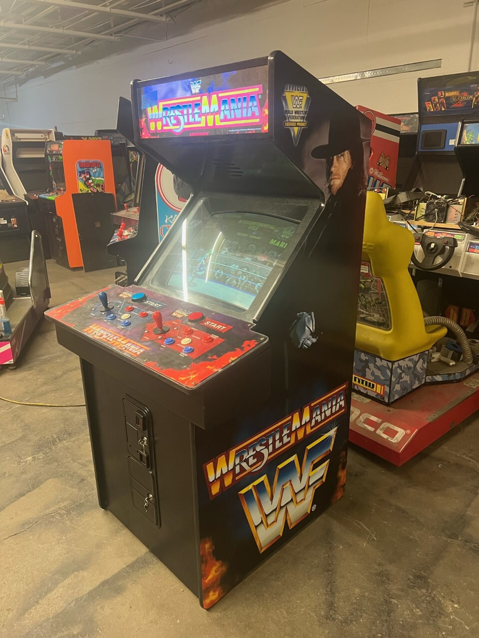 WRESTLEMANIA ARCADE MACHINE by MIDWAY WWF 1995 (Excellent Condition) | eBay
