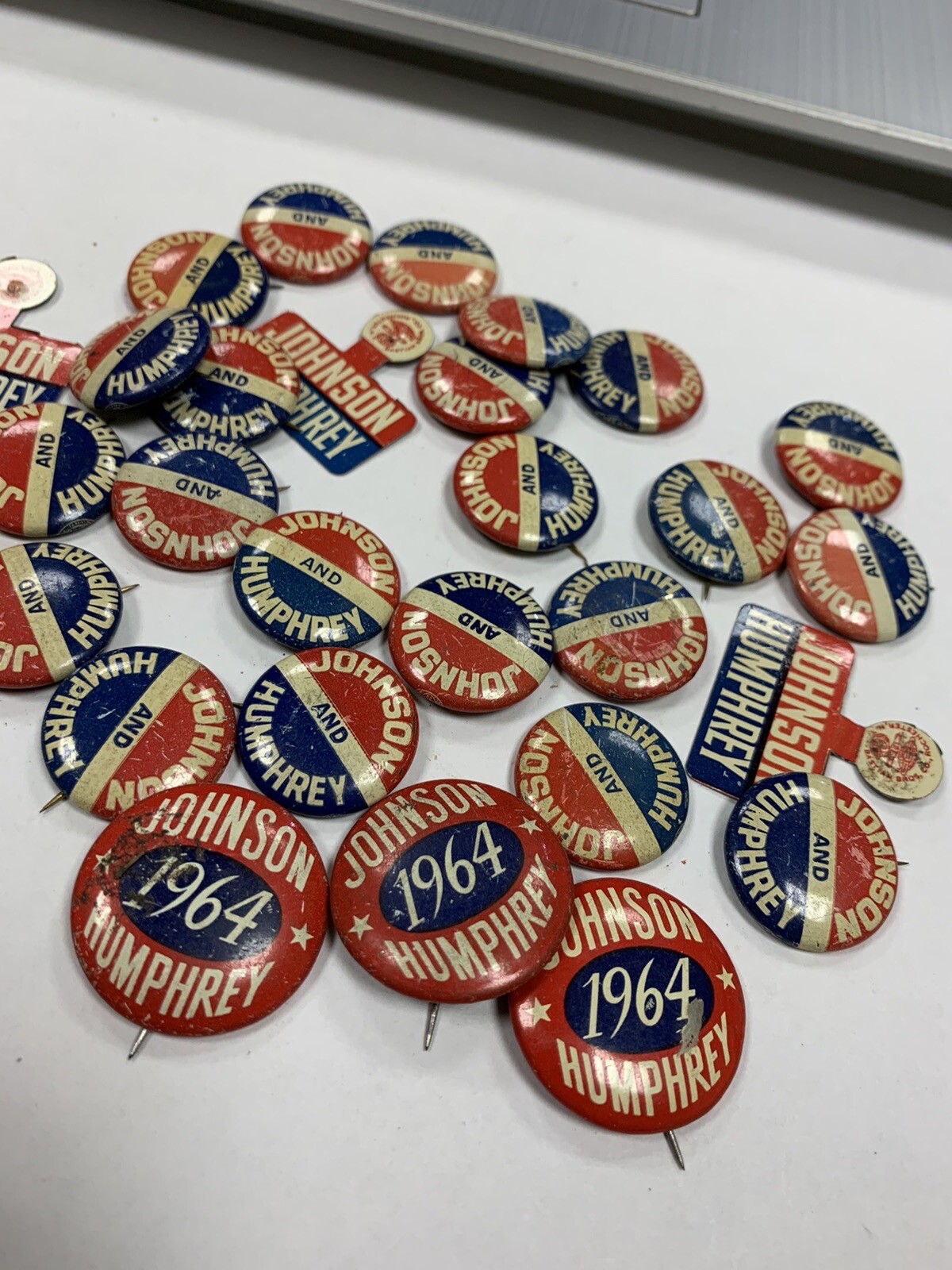 LOT of 29 Lyndon Johnson LBJ Hubert Humphrey 1964 Presidential Campaign ...