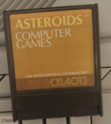 ASTEROIDS for Atari XL/XE 600 800 (1982) (Modul) working cond CXL4013 ...