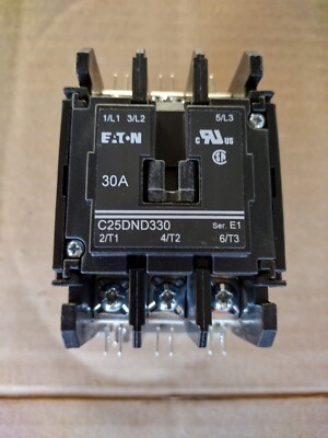 Eaton C25DND330 Definite Purpose Contactor 3P, 30A | eBay