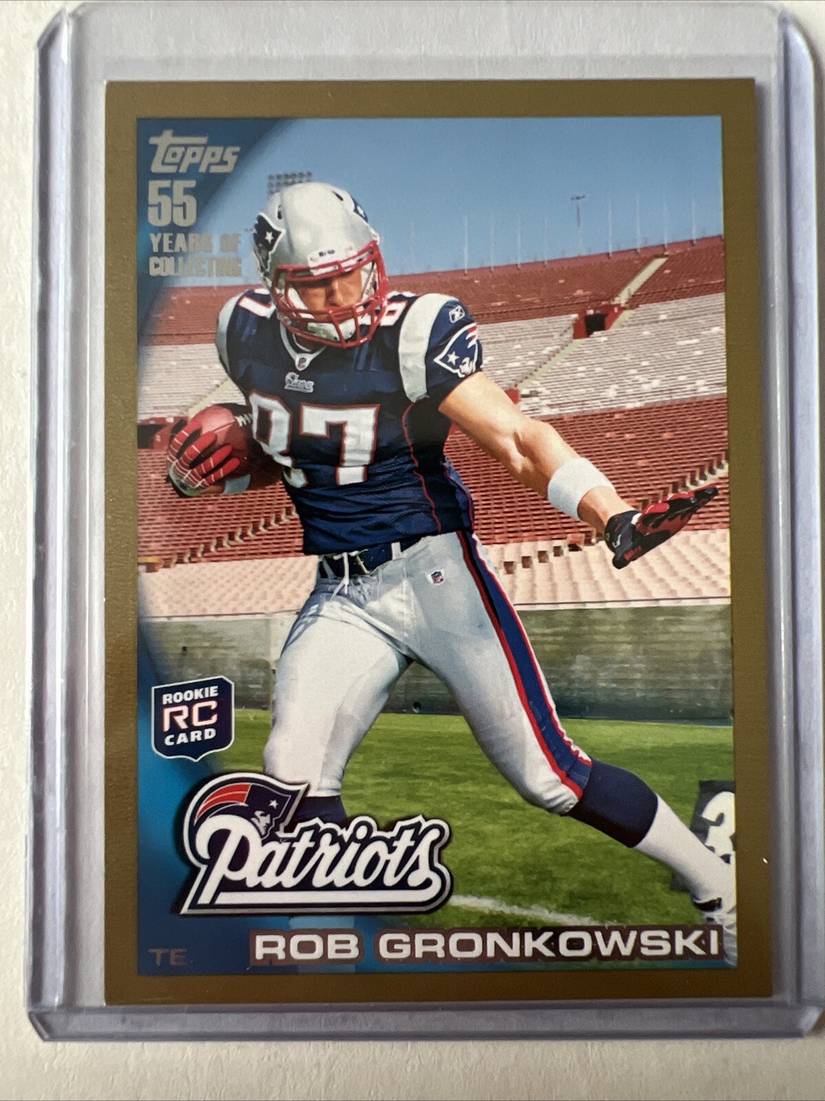 2010 Topps ROB GRONKOWSKI GOLD PARALLEL RC/ROOKIE PATRIOTS /2010 #148 ...