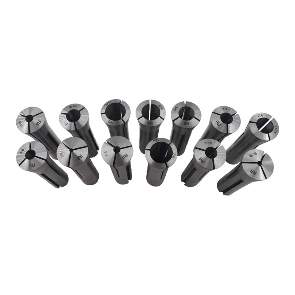 Precision R8 Collet Set 13pc Mill Collets Set – Collets for Mill ...
