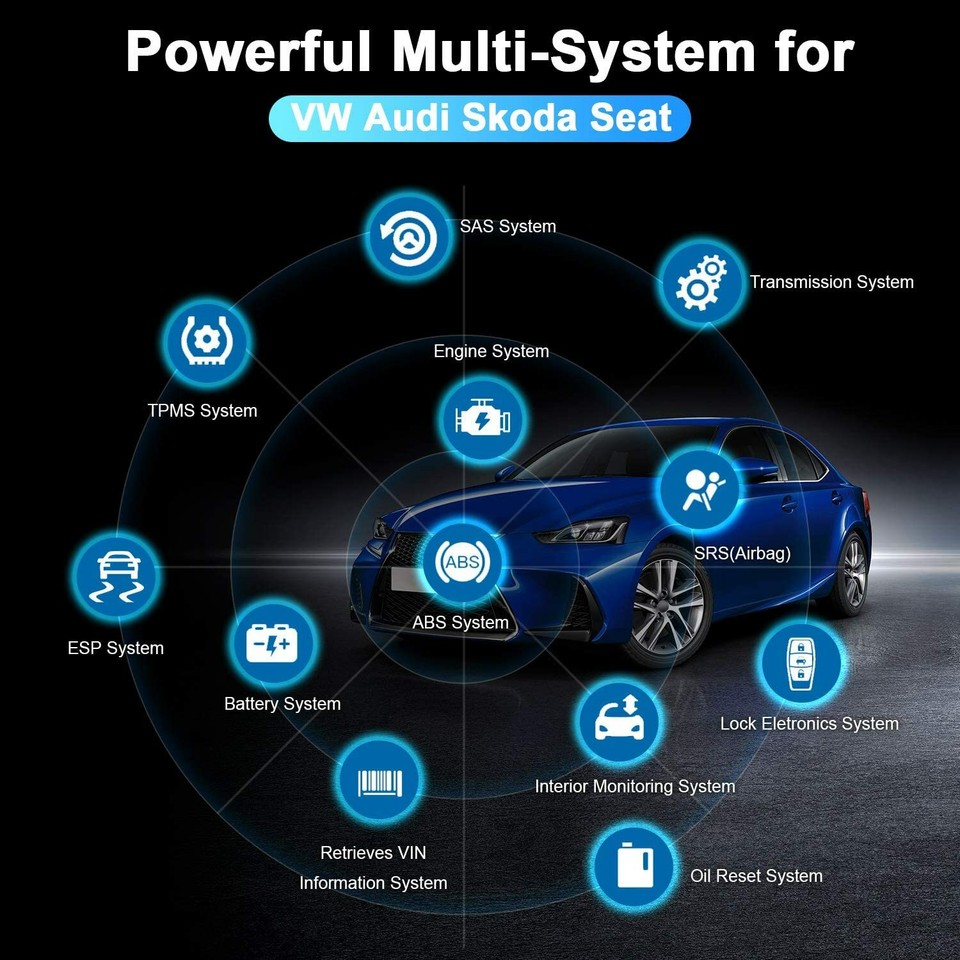 AUTOPHIX 5600 Full System Scan Diagnostic for VW Audi Check Engine ABS ...