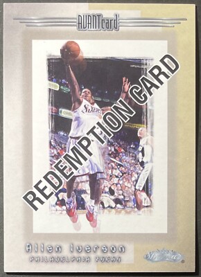 ( /50 ) Allen Iverson 2001-02 Showcase Avant Card Legacy Collection ...