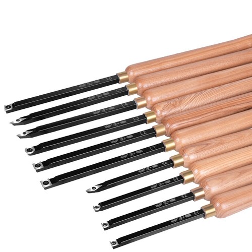10PCS Woodworking Turning Tool Hand-Held Wooden Rotary Cutting Knife ...