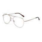Aviator Style Reading Glasses EYE ZOOM Men and Women Metal Aviator ...