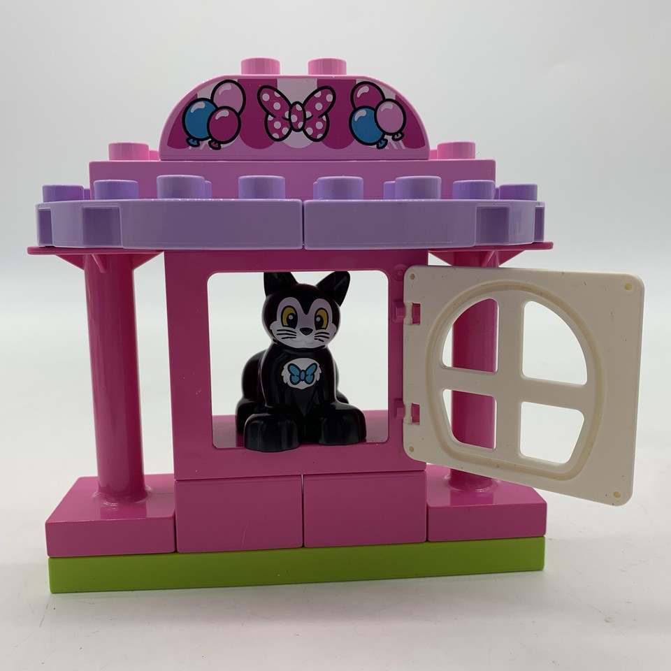 Lego Duplo Lot 10873 Minnies Birthday Party Disney Mouse Cat Car Cake ...
