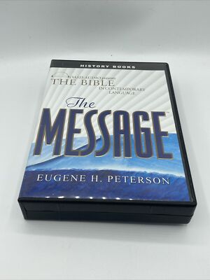 The Message: History Books Joshua-Esther Unabridged AUDIO BOOK CD OT 12 ...