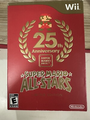 SUPER MARIO ALL-STARS 25th ANNIVERSARY LIMITED EDITION BOX SET Wii ...