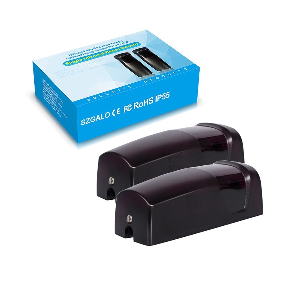 INFRARED SAFETY BEAM SENSOR, 180 DEGREE, SAFETY PHOTOCELL FOR AUTOMATIC ...