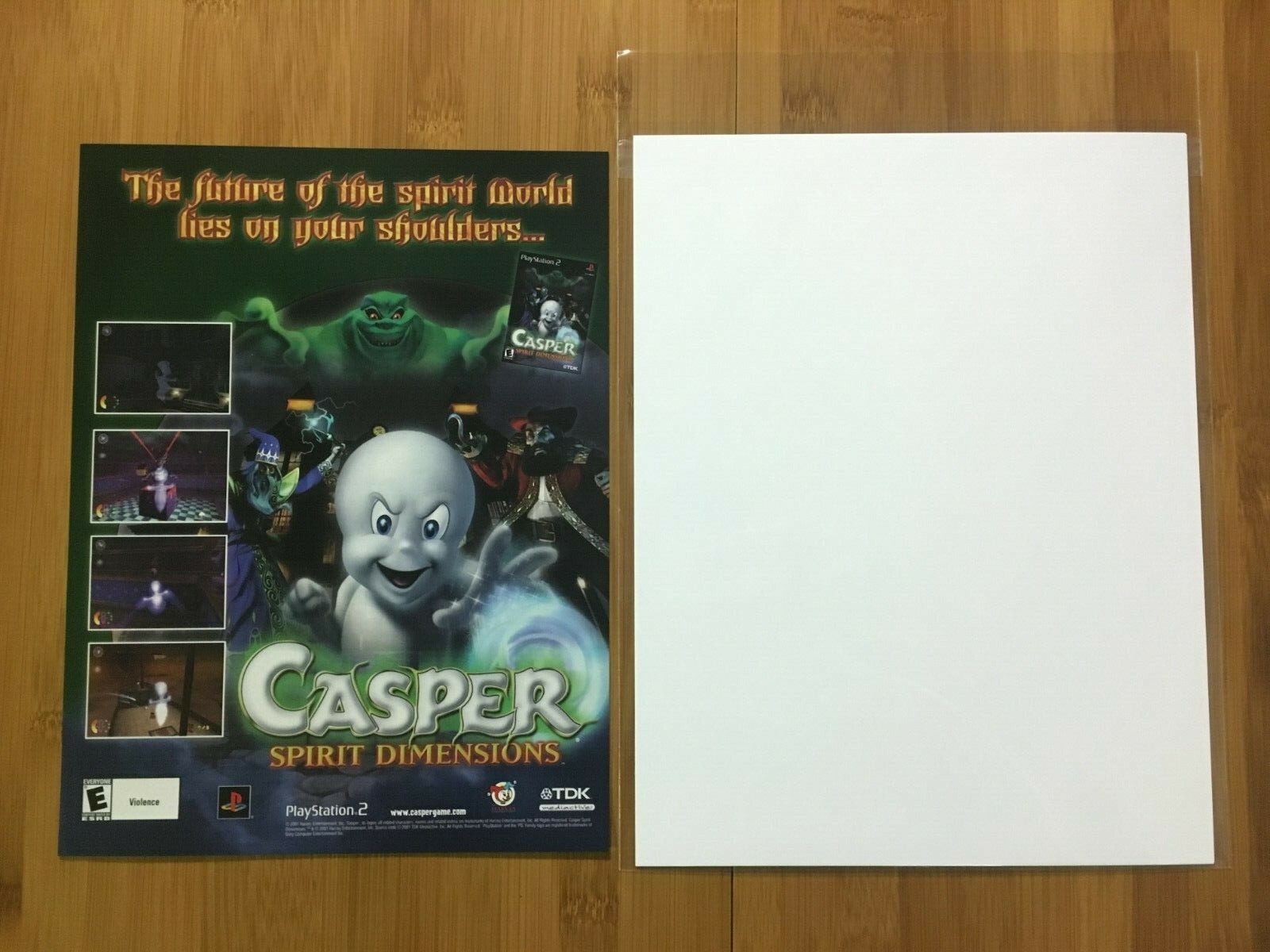 Casper: Spirit Dimensions PS2 Gamecube 2001 Vintage Print Ad/Poster ...