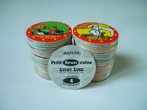 POG Milkcap Lucky Luke Petit Brun Extra Avimage WPF 1996 [ AU CHOIX ...