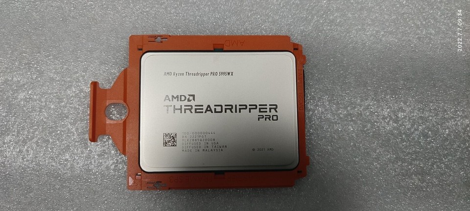 AMD Ryzen Threadripper PRO 5995WX CPU 64 Core Processor Up to 4.5GHz ...