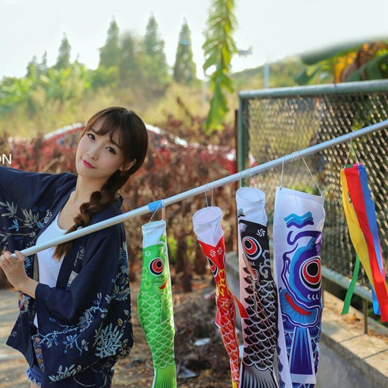 Japanese Carp Streamer Windsock Flying Fish Flag Banner 40cm for ...