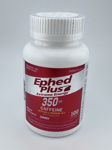 Ephed Plus Extreme Energy Dietary Supplement 100ct Bottle Weight Loss ...