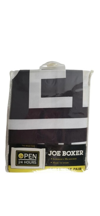 Joe Boxer Pillowcases Pillowcase Pair Bedding Pillow Cover NWT Smiley ...