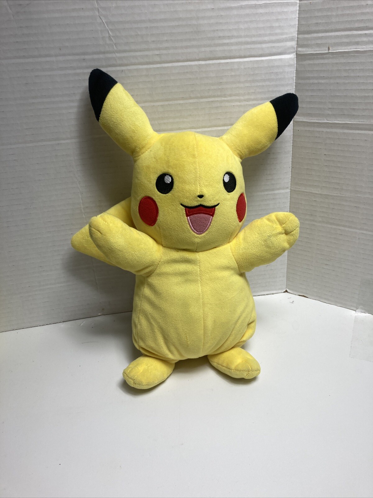 Pokemon Pikachu Talking 13” Plush Stuff Animal Toy WCT 2018 Fresh ...