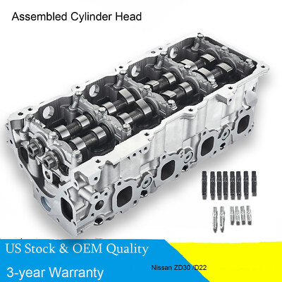 Cylinder head assembled fits Nissan ZD30DDT ZD30DDTi PATROL Y61 Navara ...