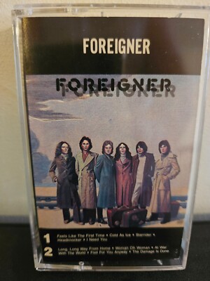 FOREIGNER Foreigner 1977 CASSETTE TAPE LOU GRAMM SHADOW KING ROCK ...
